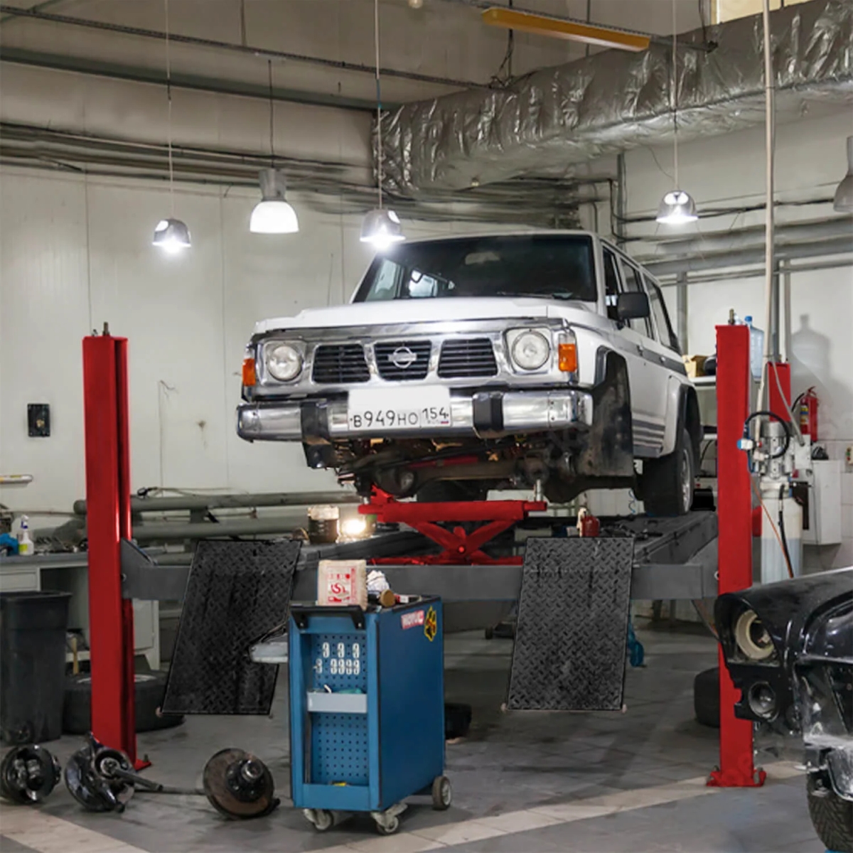 KATOOL KT-4H150 15,000lbs. Heavy Duty 4-Post Alignment Lift Rolling ...