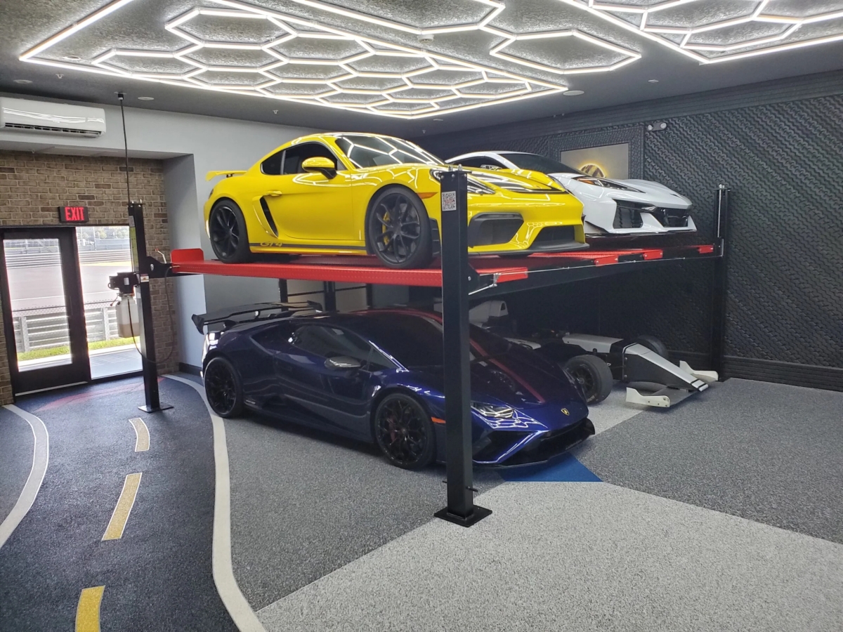 Olympic 4PXW-10 / 10,000-lb. Capacity Gold Series Two Car Stacker Lift ...